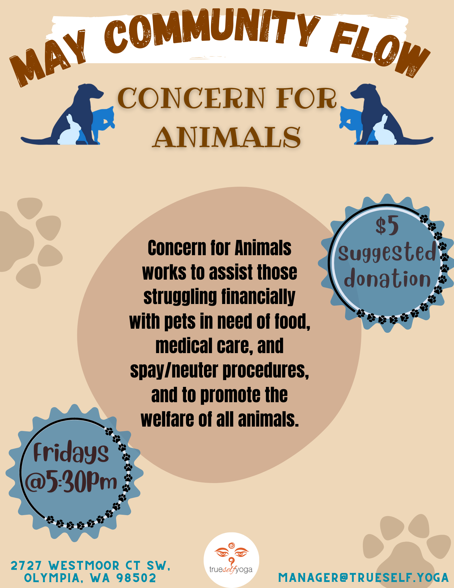 Community Fundraiser Flow - True Self Yoga